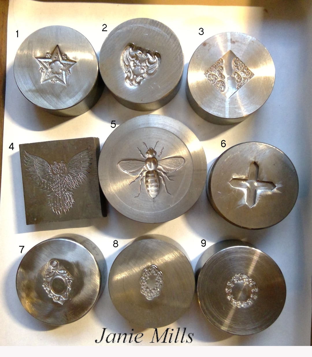 Impression Dies Steel for Jewelry Making Forming Metal or Clay - Etsy