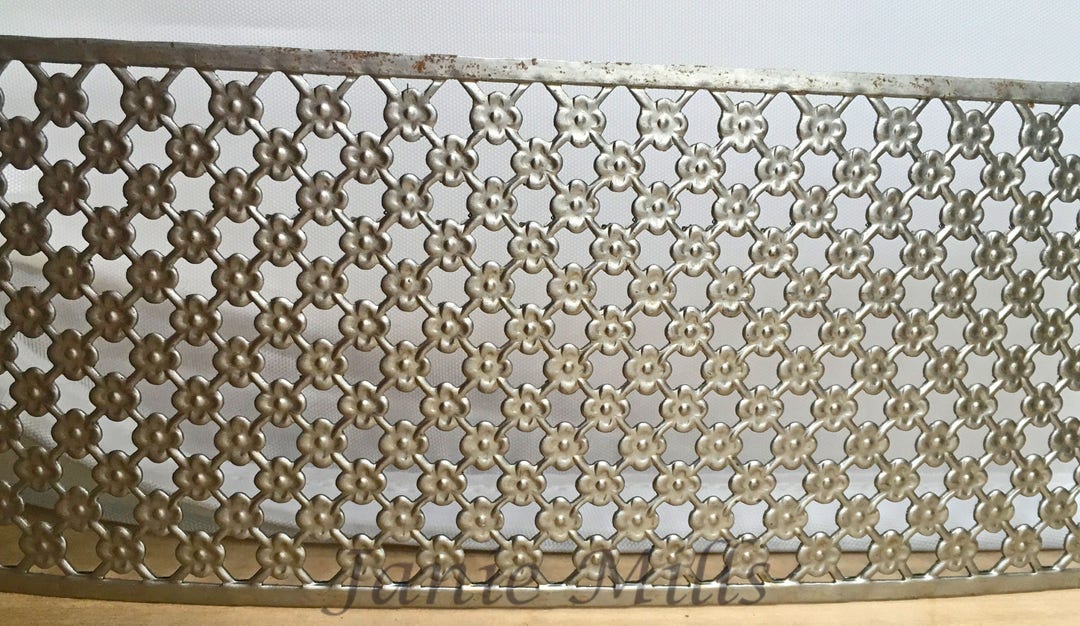 Lamp Banding Unfinished Steel 2.75 Inch Pierced Metal Craft Flowers ...