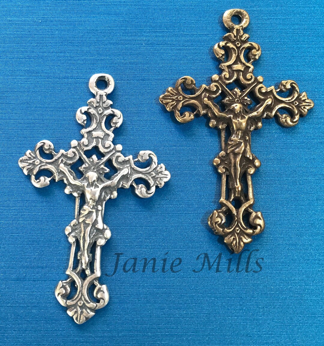 Cross French Crucifix - Etsy