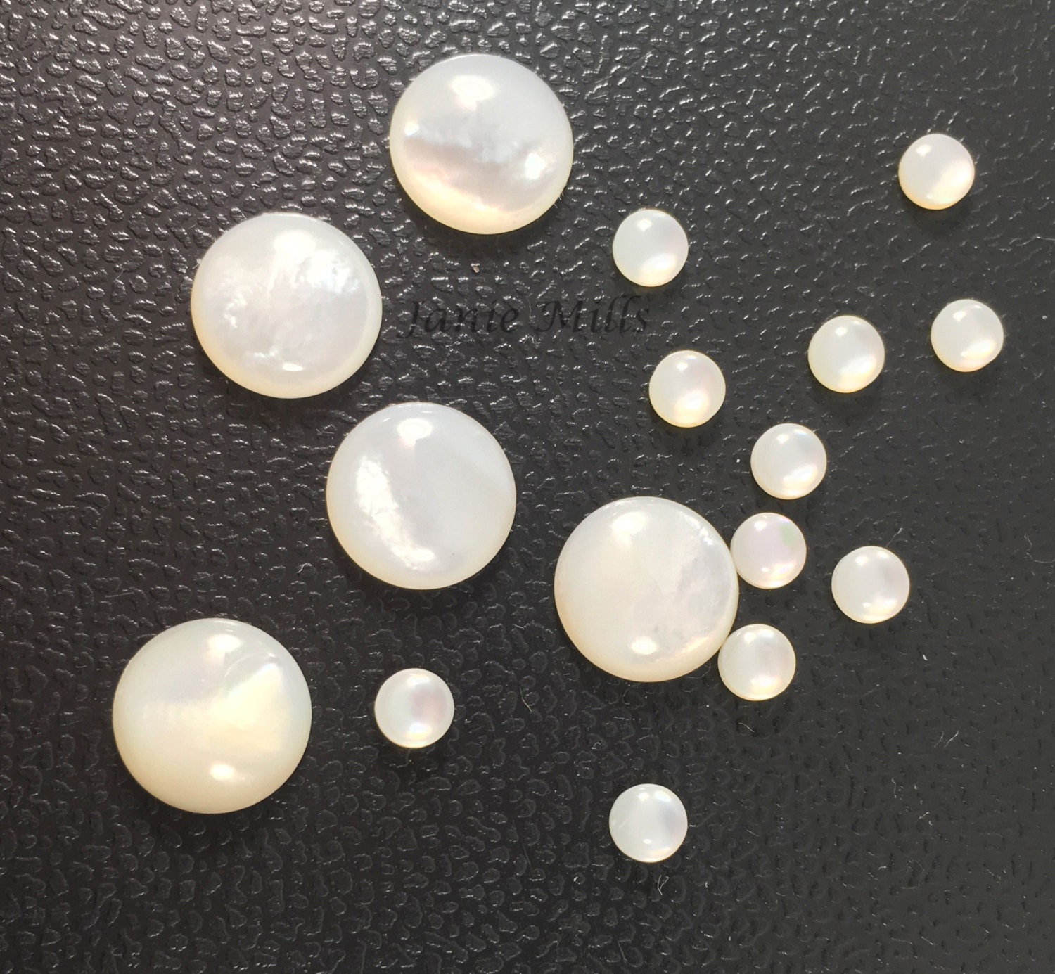 Mother of Pearl Cabochons 4mm, 5mm, 6mm, 8mm, 10mm, 12mm, 15mm or 20mm ...