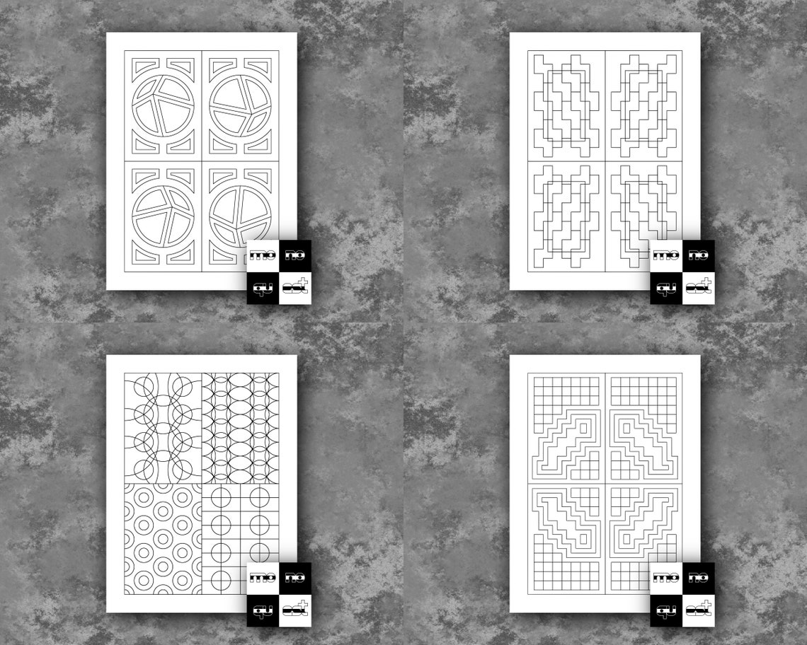 12 Printable Colouring Pages in PDF Size A4 Instant - Etsy