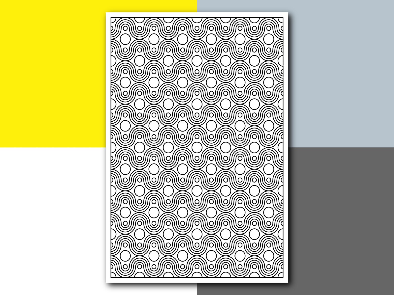 One A4 Printable Coloring Page in PDF | Instant Digital Download ...