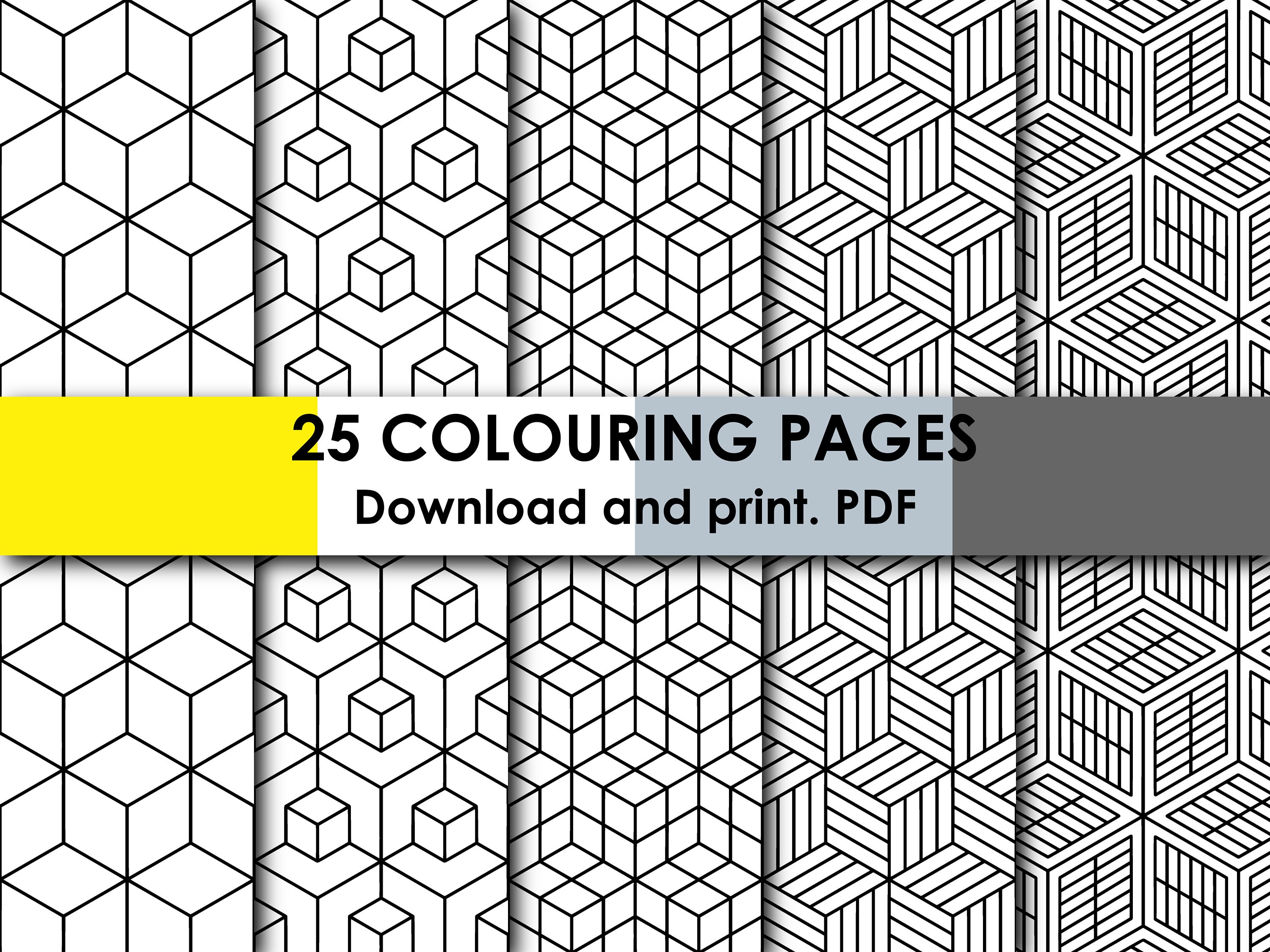 Pattern Coloring Pages To Print
