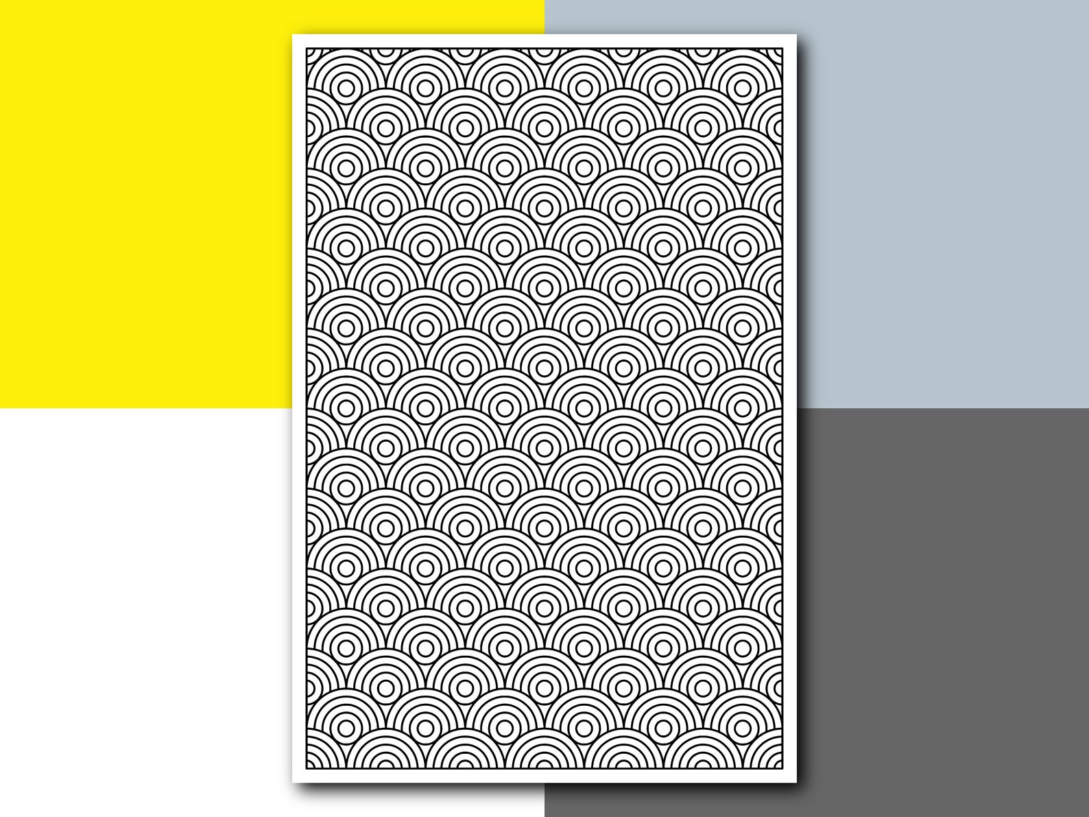 One A4 Printable Coloring Page in PDF | Instant Digital Download ...