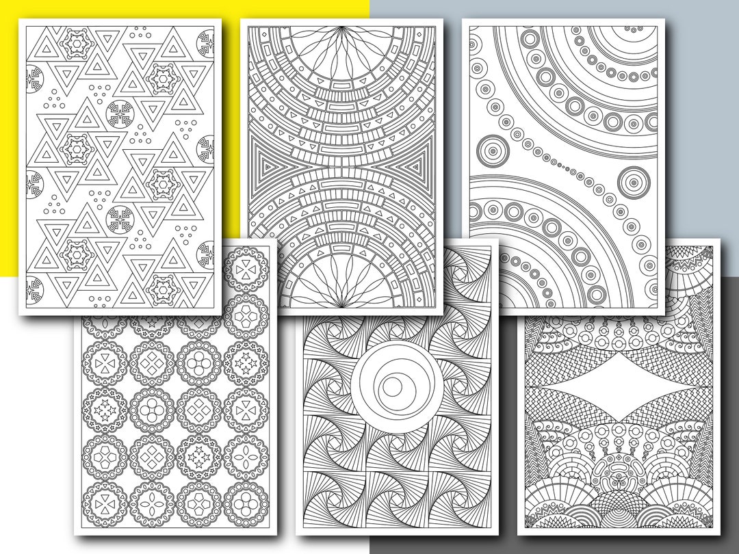 12 Printable Colouring Pages in PDF | Size A4 | Instant Digital ...