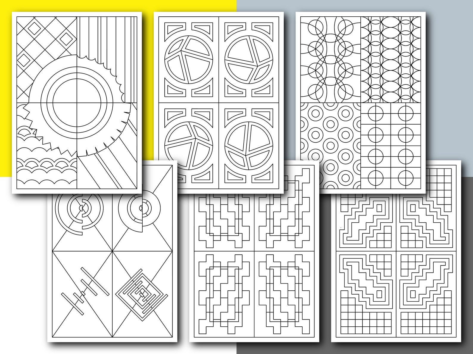 12 Printable Colouring Pages in PDF | Size A4 | Instant Digital ...