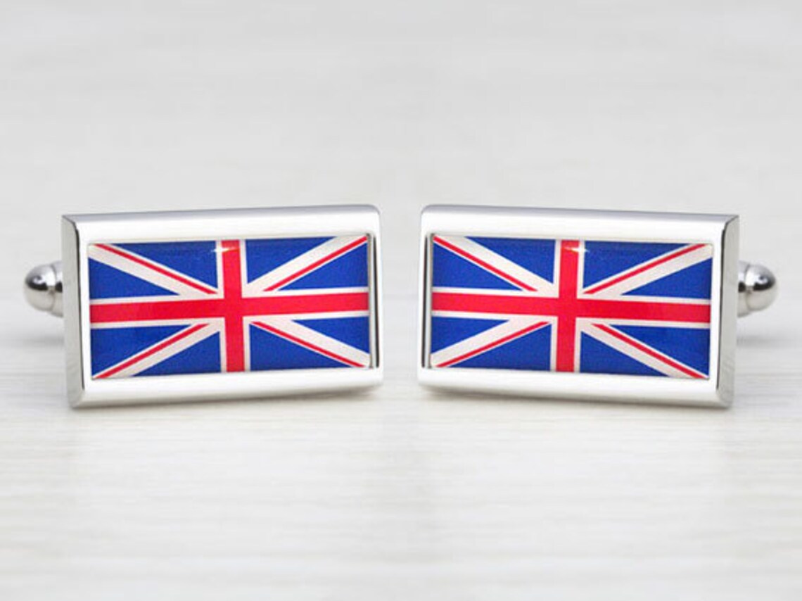 Traditional Union Jack Cufflinks - Etsy