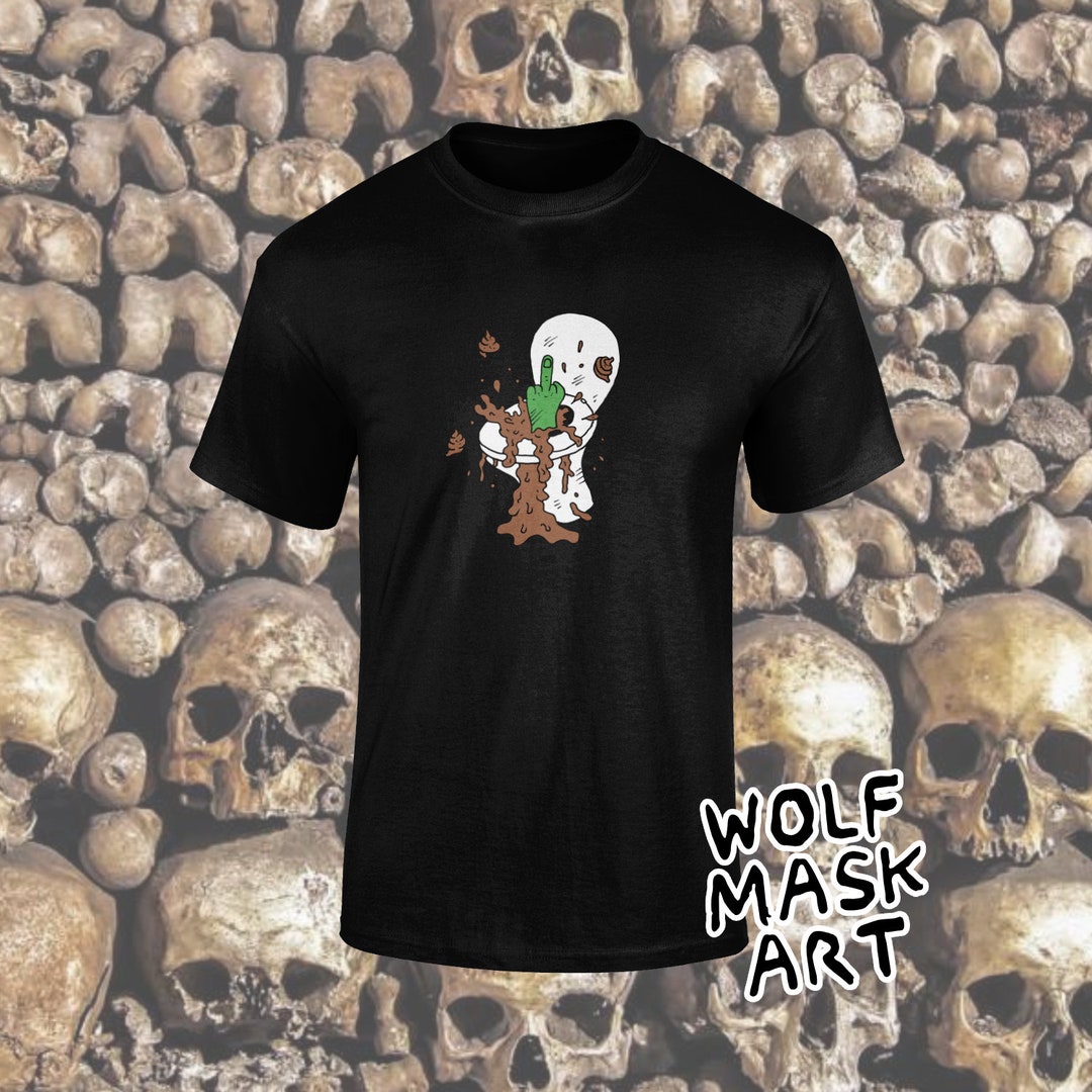Wolfmask Total Shitstorm Toilet Poop Cartoon Lowbrow Funny - Etsy