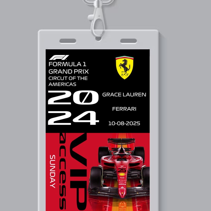 Ferrari Invitation - Etsy
