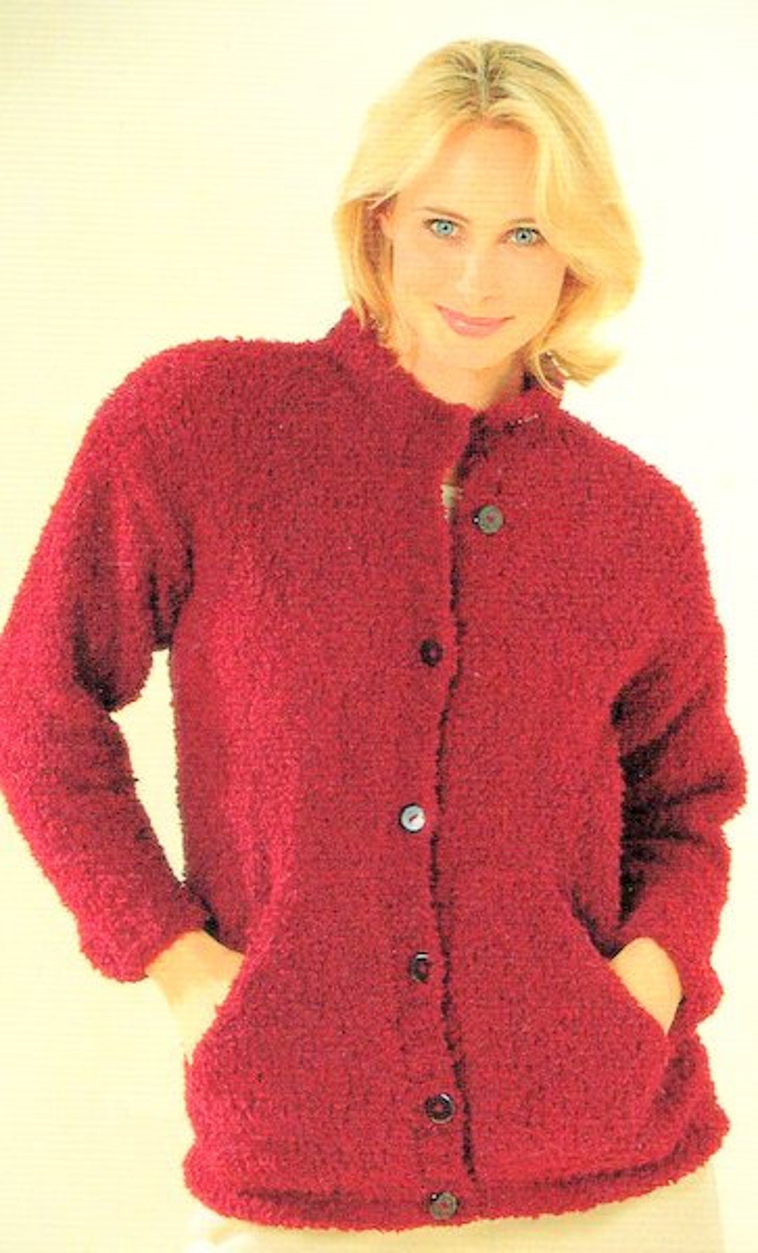Womens Hooded Jacket - Zip or Buttons ~ Turtle Neck Jacket - Zip or ...