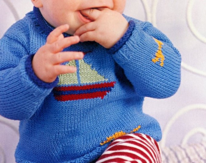 Sailboat Boat Neck Knitting Pattern - Etsy