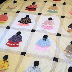 Little Indian Girls Native American Patchwork Blocks Applique Quilt ...