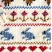Baby Sampler Sweater Sheep Rabbits Hearts Flowers Roll Neck 6 - 9 & 18 ...