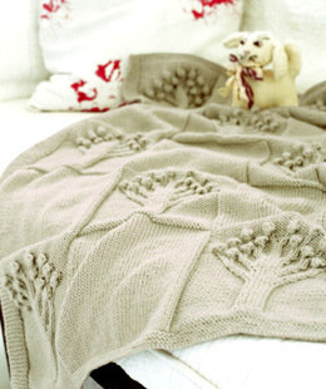 Apple Tree Heirloom Afghan Throw Blanket Bedspread Baby Blanket ~ DK ...