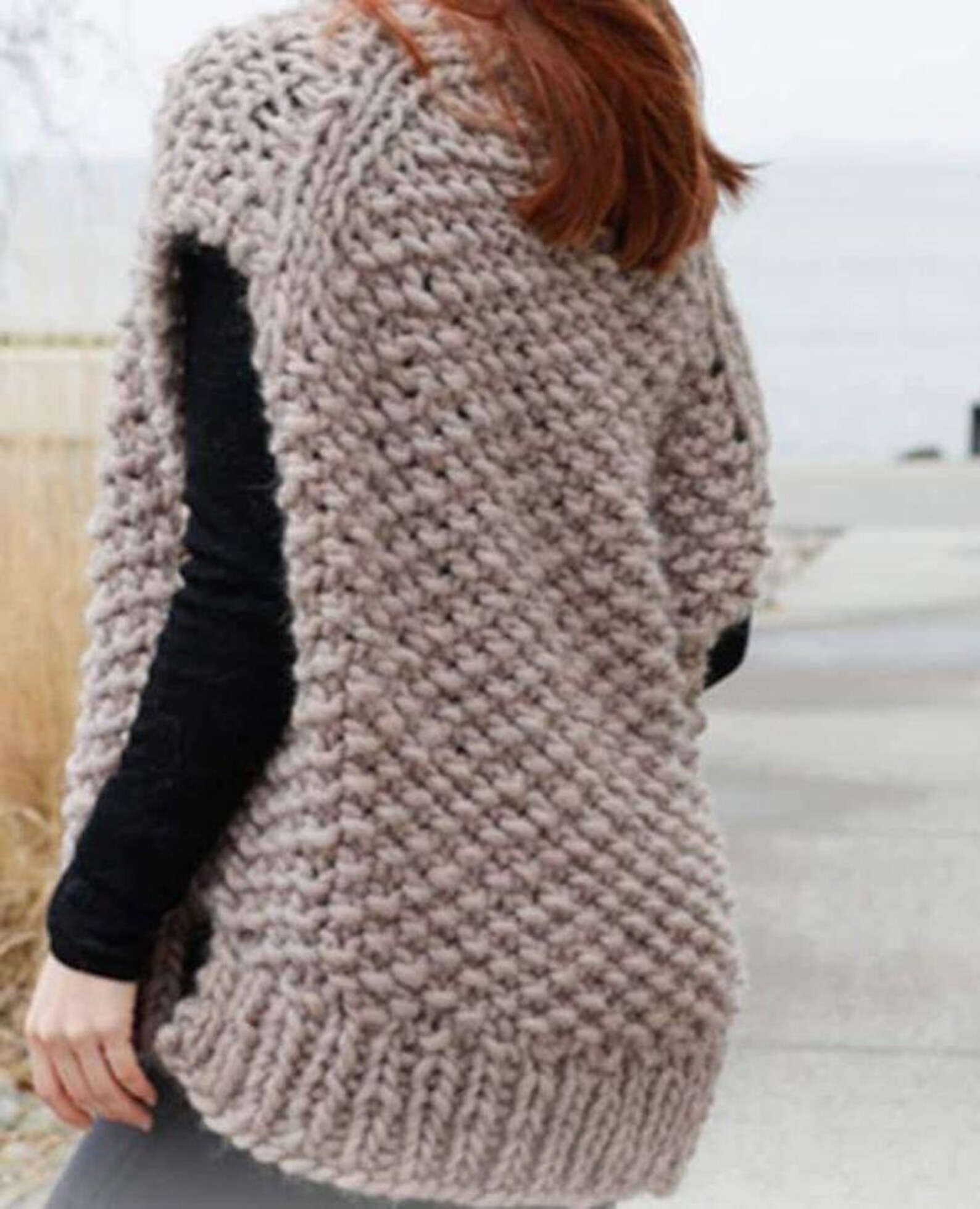 Womens Easy Vest Slipover Round Neck Tank Top Jumper Sweater Vest ...