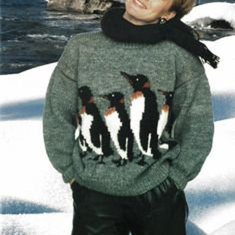 Penguin Sweater - Etsy