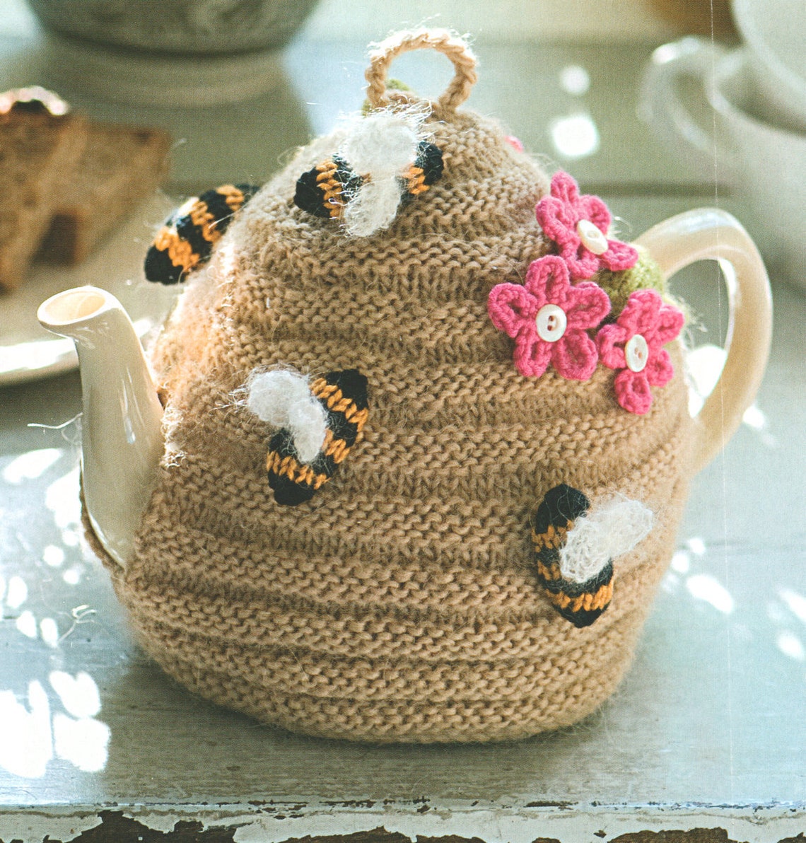 Beehive Tea Cosy ~ DK Knitting Pattern PDF Instant Download - Etsy
