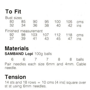 Womens Cable Sweater Drop Sleeve Low Neck ~ Lopi Chunky Bulky 12 Ply ...