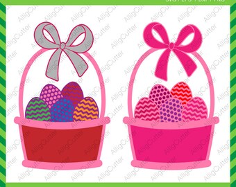 Easter basket svg | Etsy