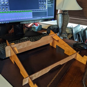 Angled Desktop Stand for Midi-keyboards, and Other Music Devices Like ...
