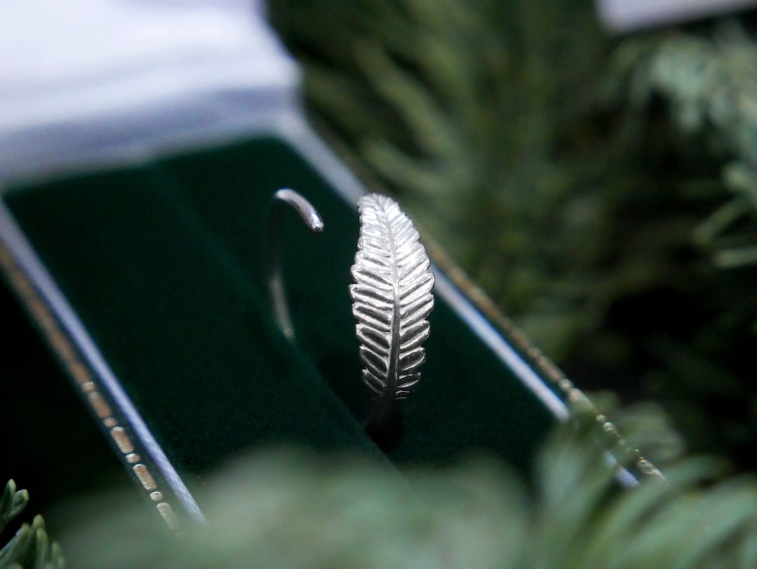 Scottish Fern Leaf Ring in Sterling Silver, Scotland Celtic Botanical ...