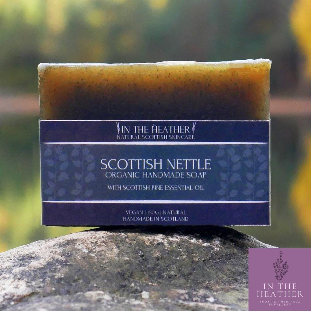 Organic Scottish Nettle Bar Soap 150g • Glycerin Handmade Soap ...