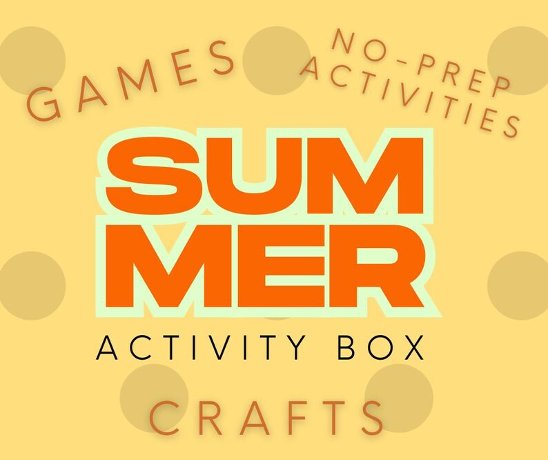 Preschool Summer Subscription Activity Box | No Prep Learning ...