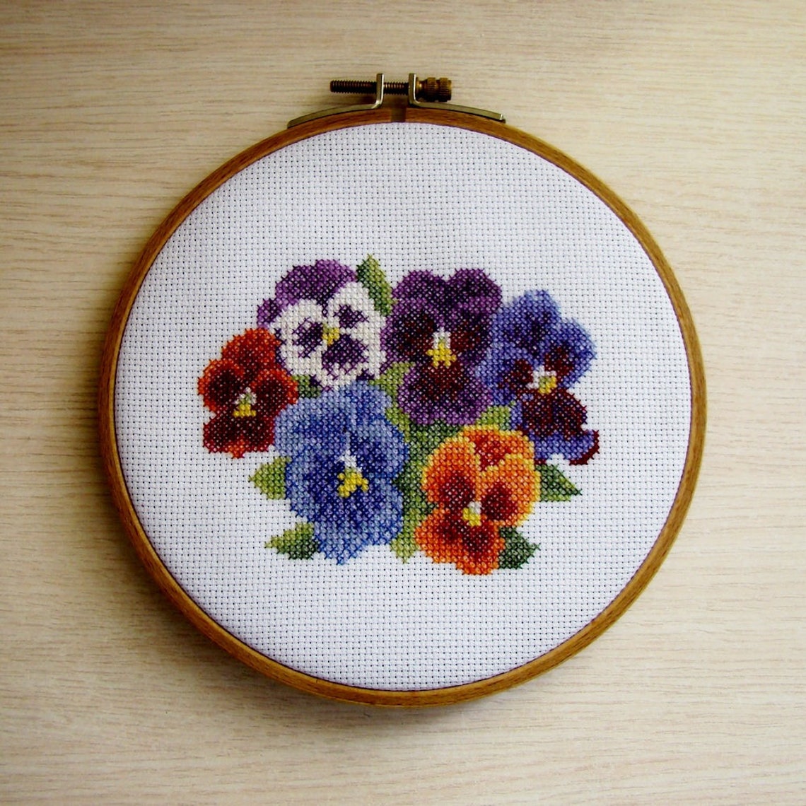 Pansies Cross Stitch Pattern PDF Instant Download Digital - Etsy