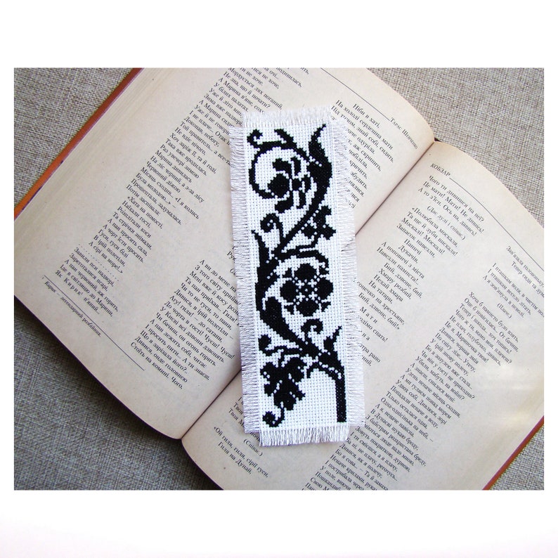 Floral Bookmark Cross Stitch Patterns: Set of 3 (PDF Pattern) - Etsy