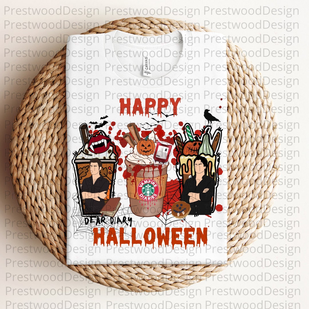 TVD Halloween Digital Design, Tvd Merch, Tvd Gift, the Vampire Diaries,salvatore Brothers, Tvd ...