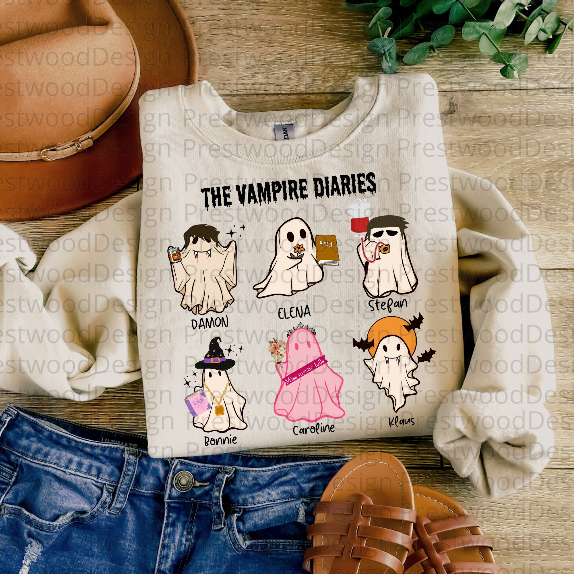 TVD Halloween Ghost Digital Design, Tvd Merch, Tvd Gift, the Vampire ...