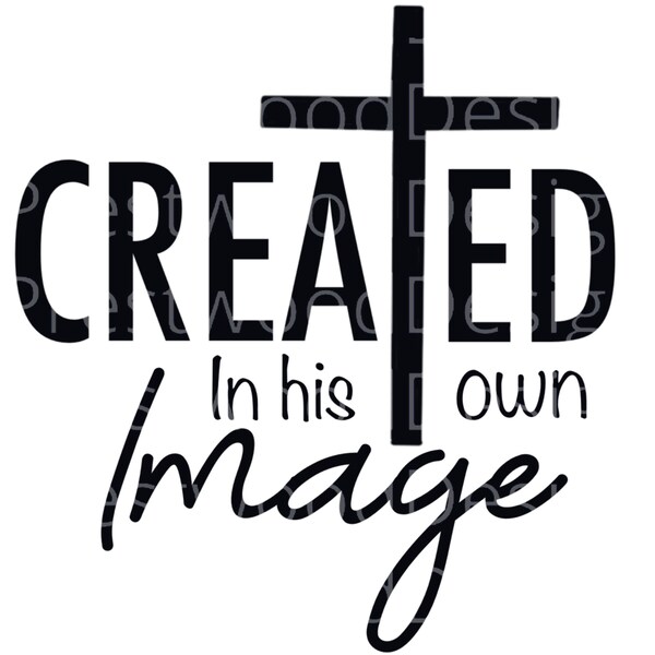 Created in His Image Shirt - Etsy