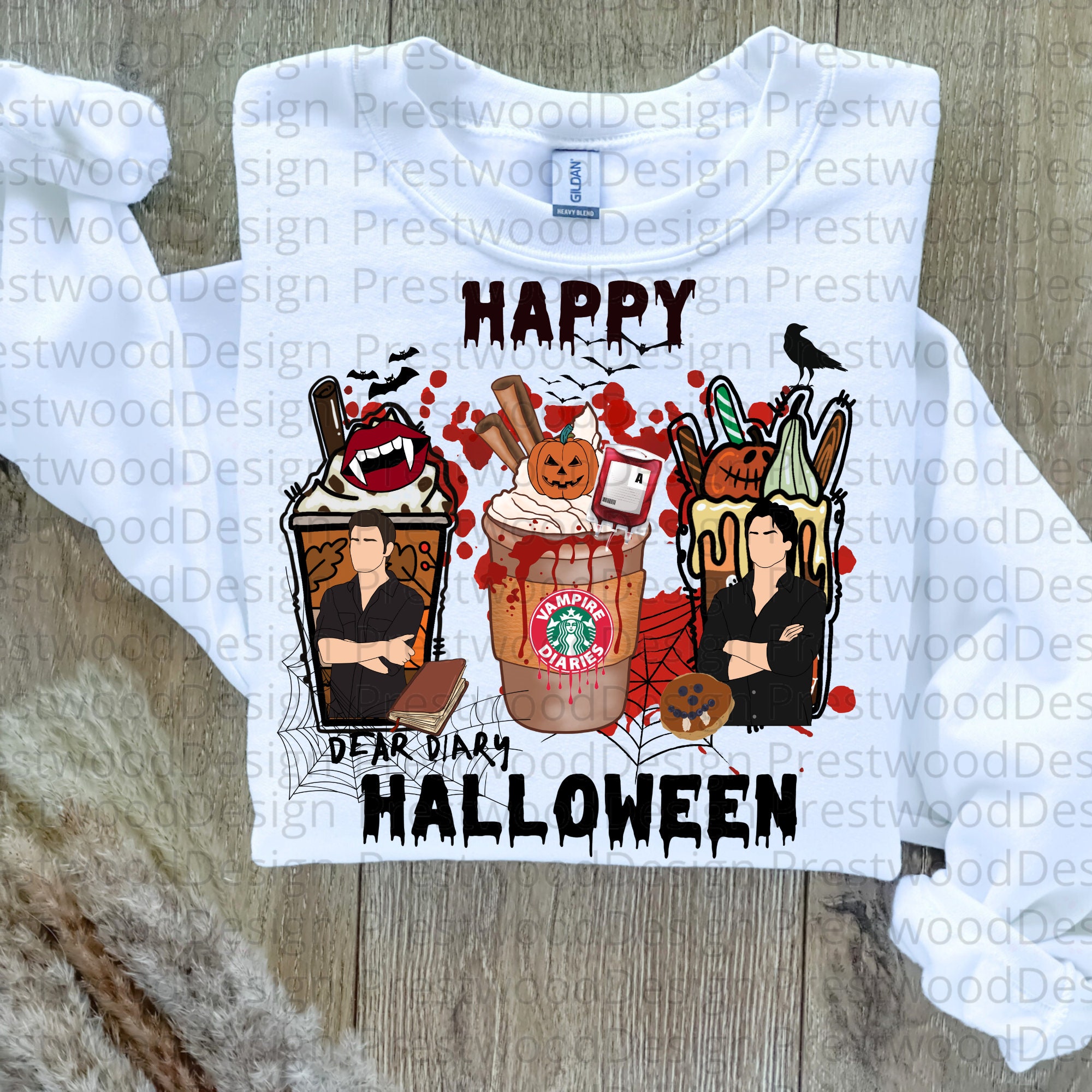 TVD Halloween Digital Design, Tvd Merch, Tvd Gift, the Vampire Diaries ...