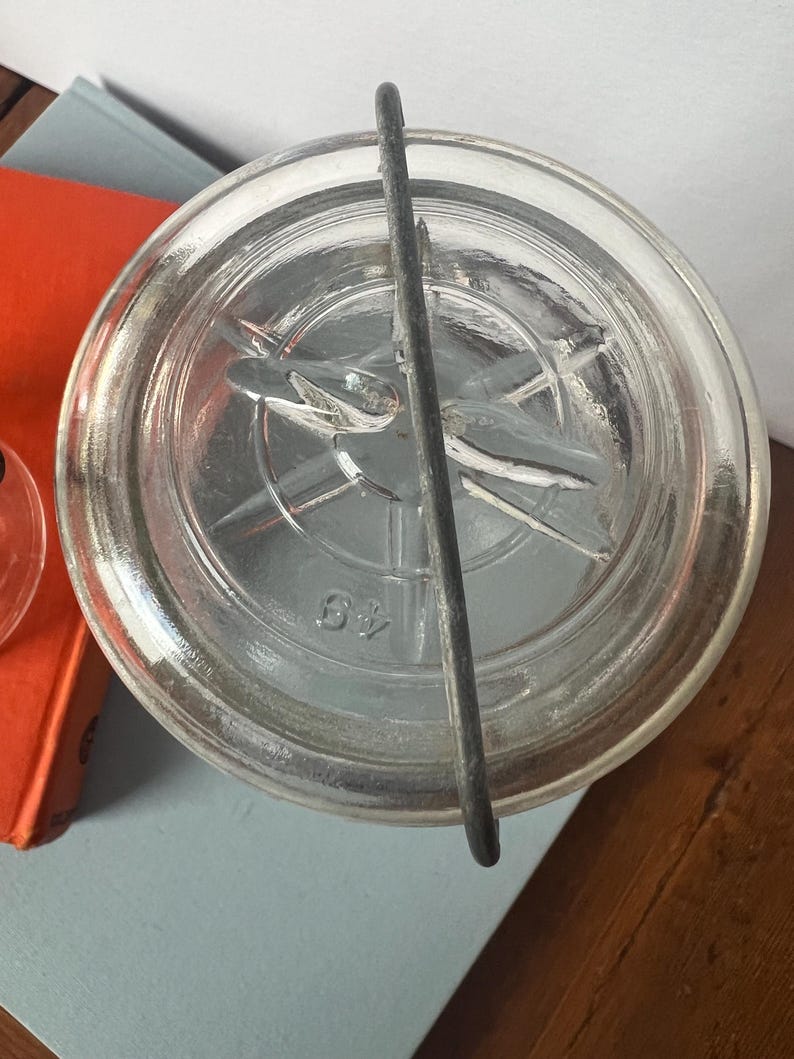 SET Vintage Ball Ideal Jars With Lids & Bail Closure | Rare Half Pint ...