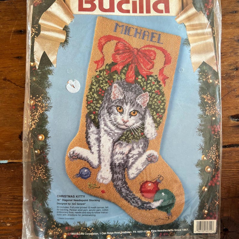 Needlepoint Stocking Kit - Etsy