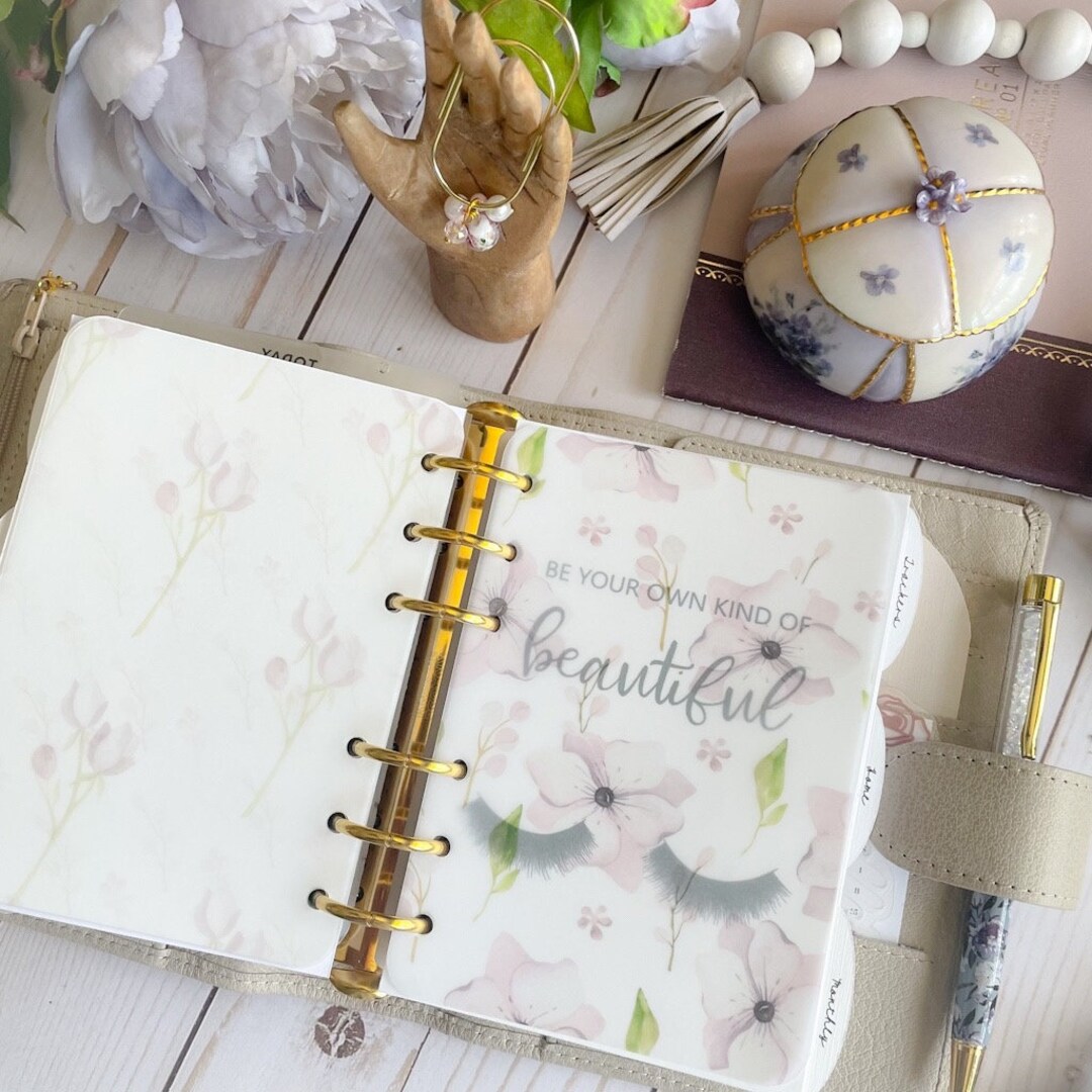 Purple Rain Vellum Dashboard Set Planner Agenda Decor - Etsy