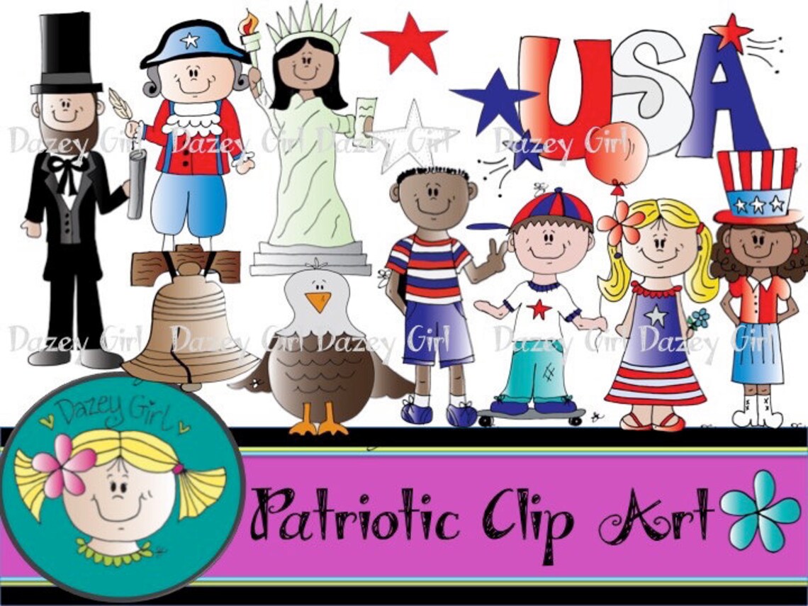 Patriotic Clip Art - Etsy
