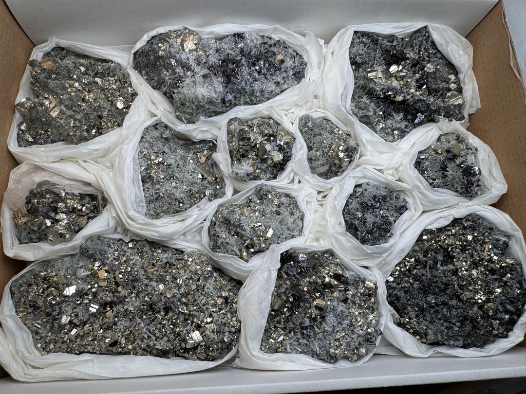 FLAT -pyrite From Madan Bulgaria 230x300mm. Natural Crystal Minerals ...