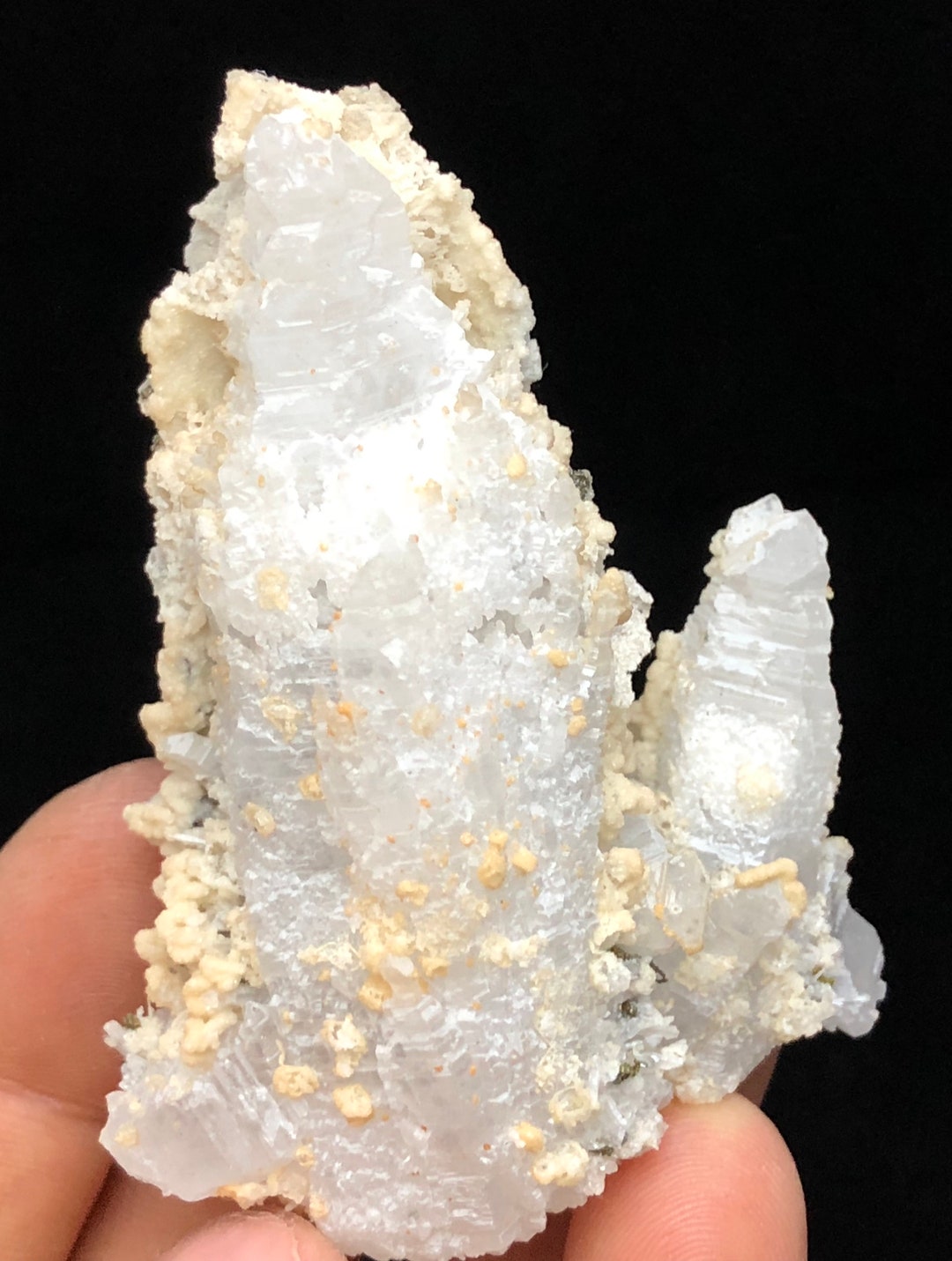 Quartz Skepter Calcite Krushev Dol Mine Madan Bulgaria Crystal Minerals ...