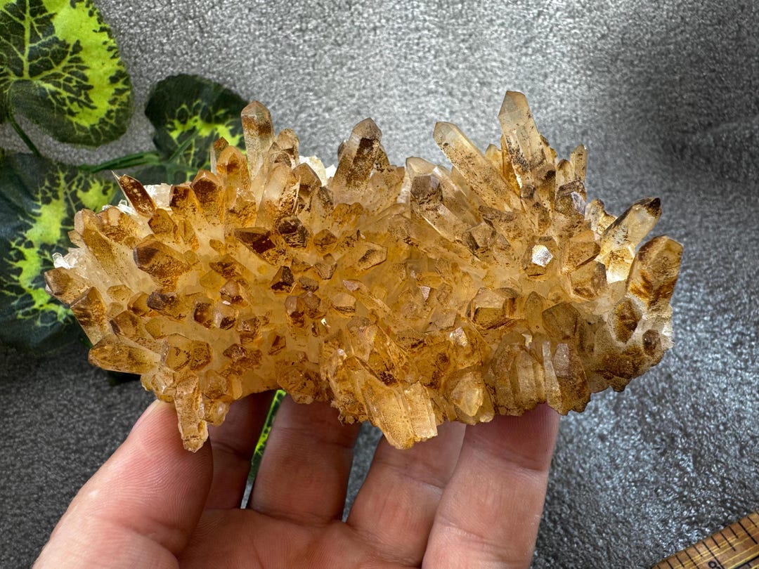 Limonite Hematite Quartz Cluster, Madan Bulgaria Crystal Specimen - Etsy