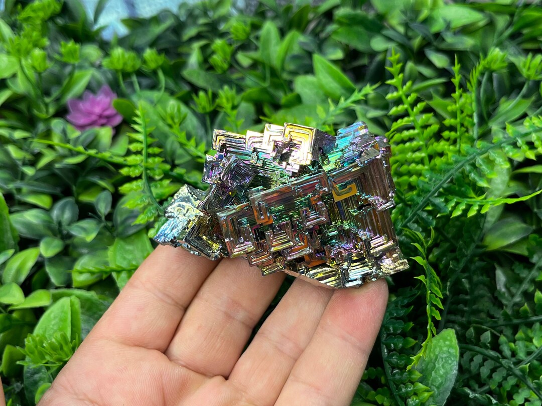 Bismuth Natural Crystal Minerals Specimen Clusters Souvenirs ...