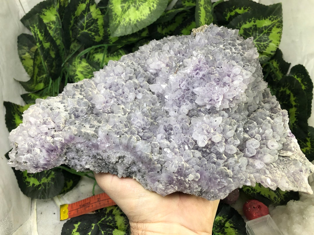 Amethyst Pyrite Bulgaria Natural Crystal Minerals Specimen Clusters - Etsy