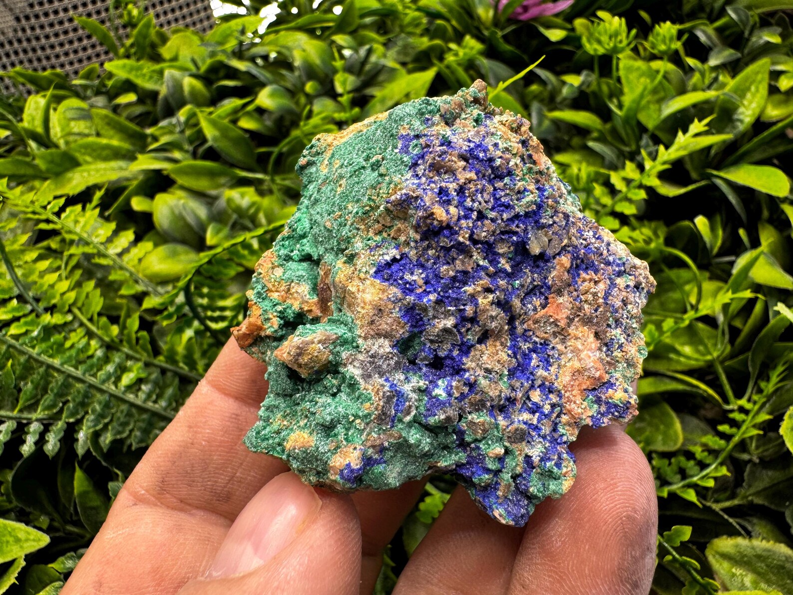 Moroccan Malachite Azurite Crystal Cluster, Natural Home Decor - Etsy