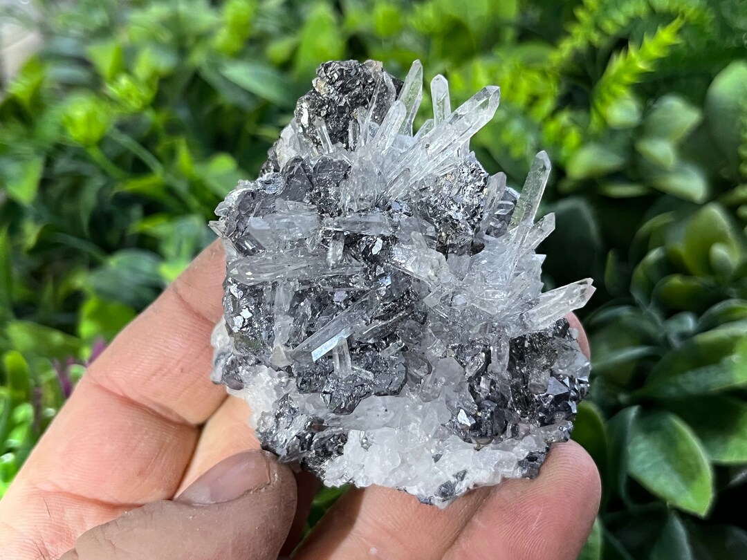 Quartz Galena Madan Bulgaria Natural Crystal Minerals Specimen Clusters ...