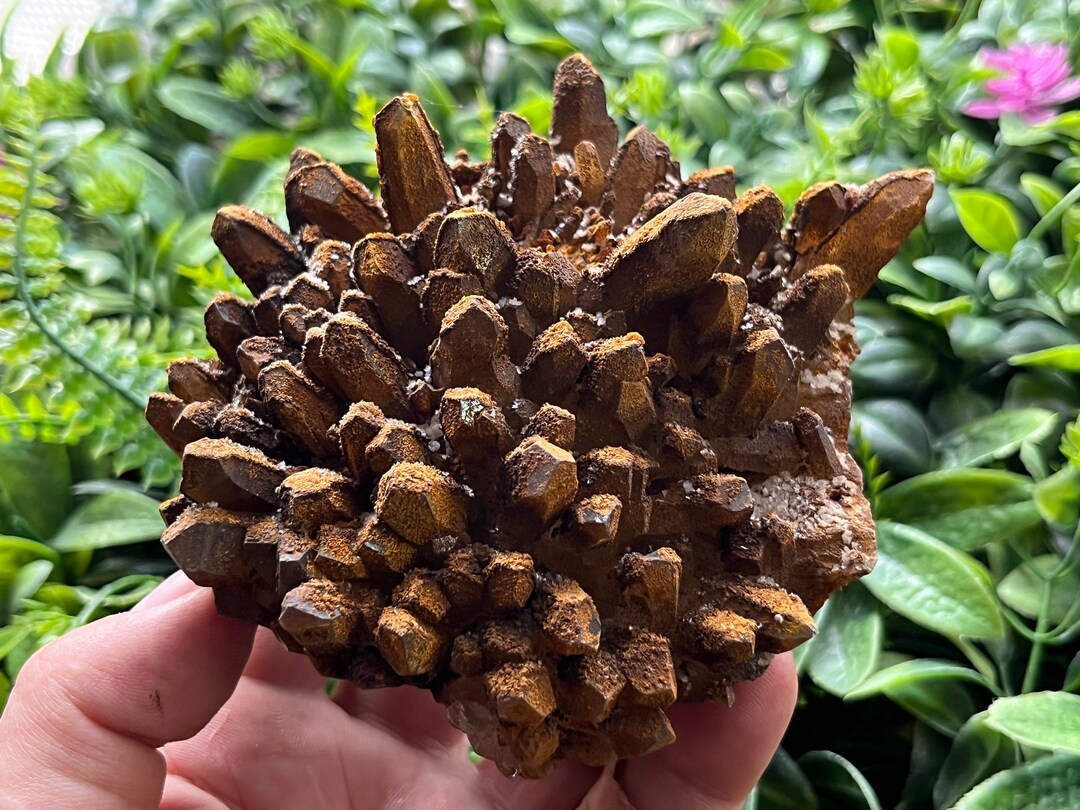 Quartz Limonite Hematite Aragonite Borieva Mine-madan Bulgaria Mineral ...