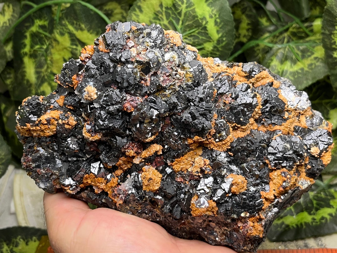 Sphalerit Calcit Limonit Hämatit Pyrit Quarz Madan Bulgarien natürliche ...