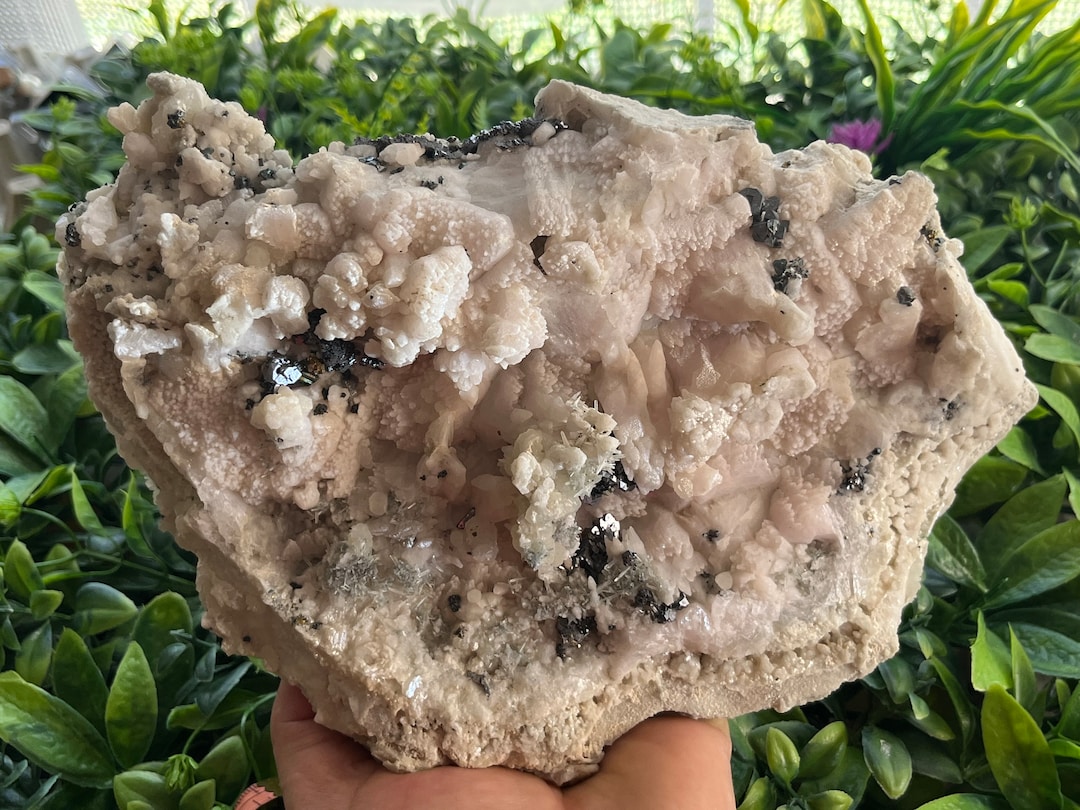 Wonderful Manganocalcite Quartz Galena (skeleton) Calcite Fluorescent ...