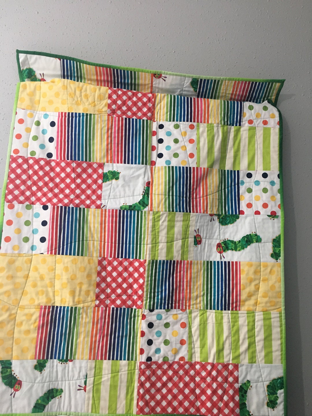 The Hungry Caterpillar Quilt - Etsy