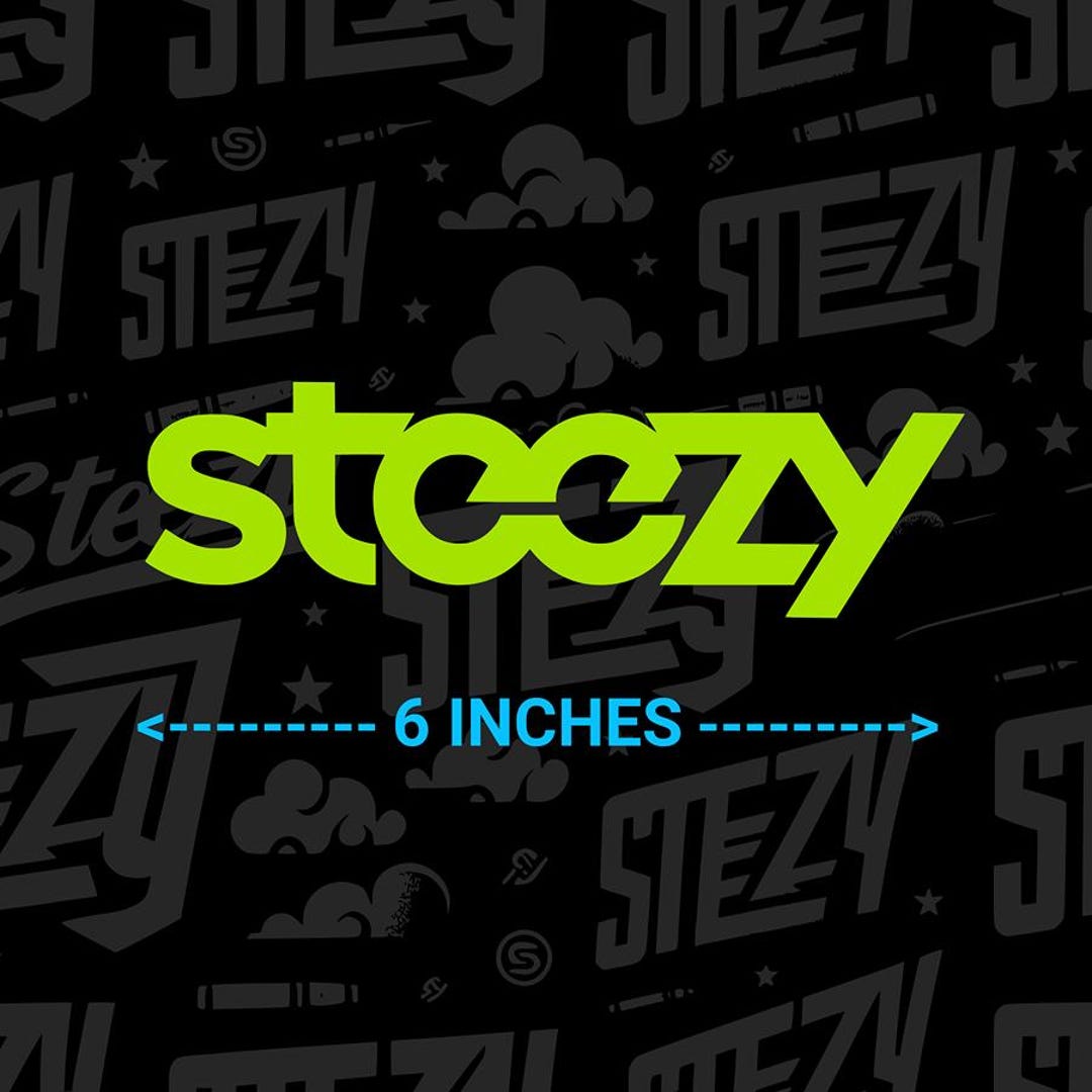 Steezy Neon Green Sticker - Matte Vinyl Decal for Snowboard, Wakeboard ...