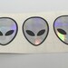 Holographic Alien Sticker Pack | Etsy